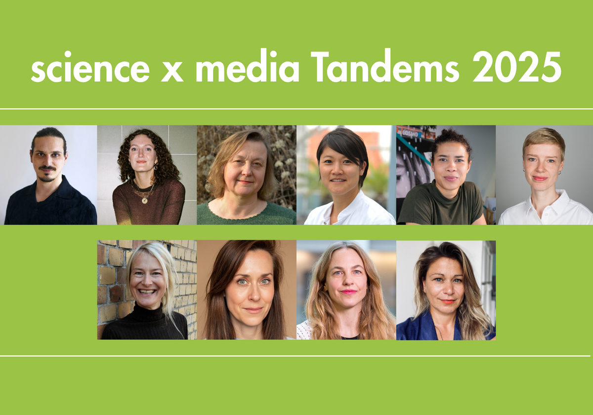 New science x media Tandems and continuation of Wisskomm@Charité ...
